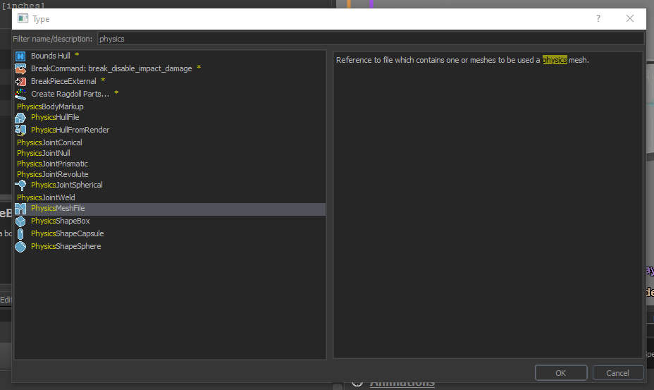 ModelDoc - ScaleAndMirror doesn't affect PhysicsMeshFile or Physics Shapes · Issue #422 ...