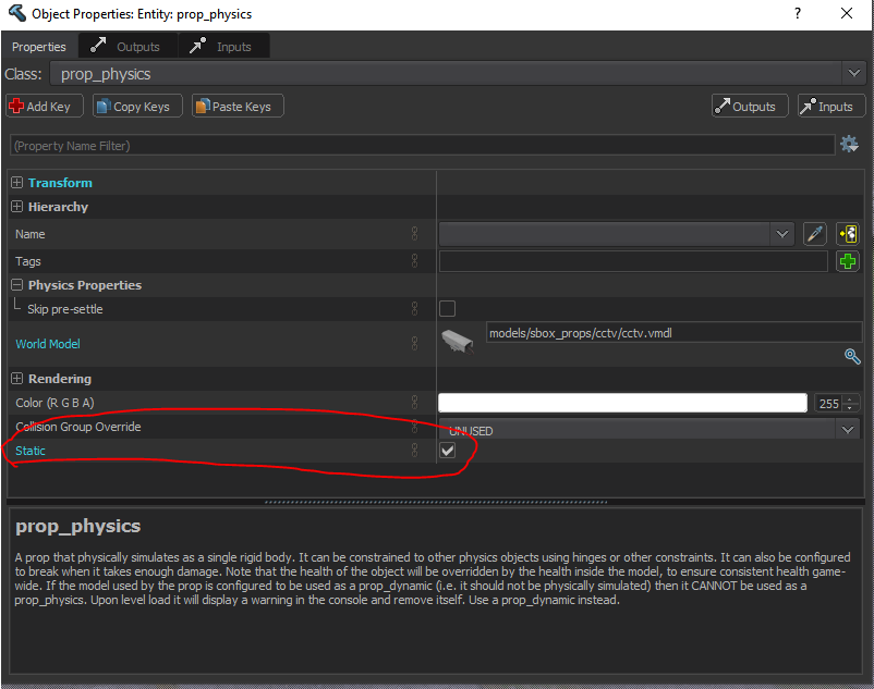 Map Compile "Pre-Settle physics objects" Doesn't Respect Prop's "Static" property · Issue #1746 ...