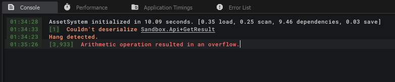 Arithmetic operation resulted in an overflow. · Issue #2381 · Facepunch/sbox-issues · GitHub