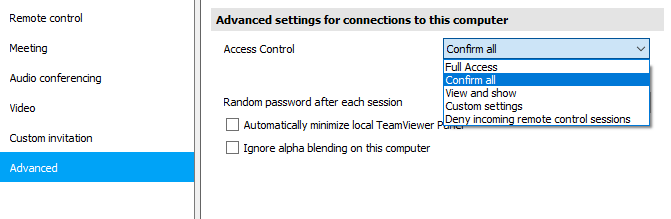 rustdesk UX: it's not clear how to disable remote access to local machine