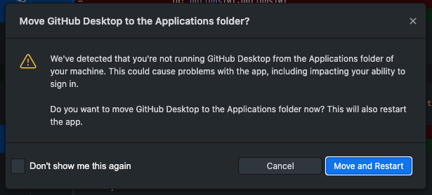 Do Not Show Me This Again On Move To Applications Popup · Issue 11998 · Desktopdesktop · Github 