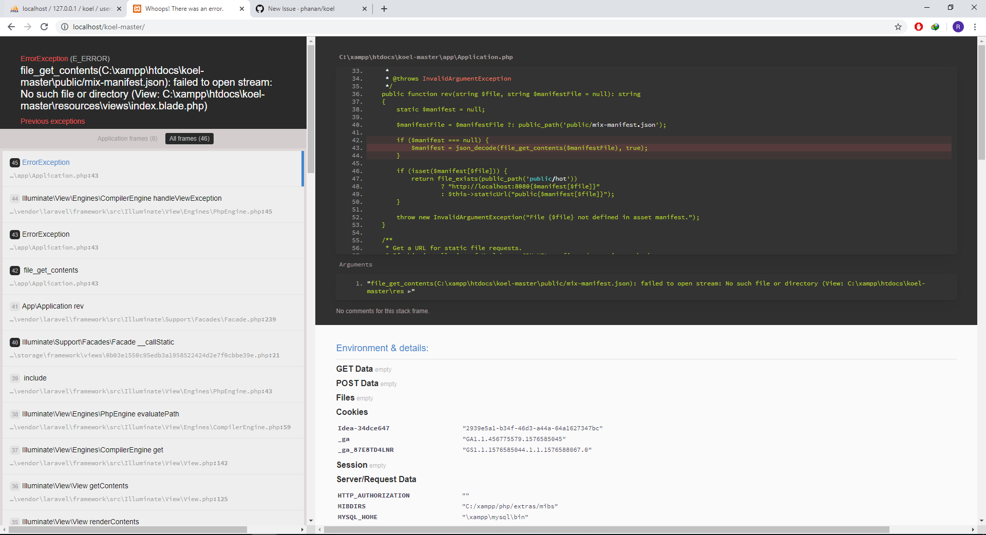 Missing File From Github · Issue 1145 · Koel Koel · Github