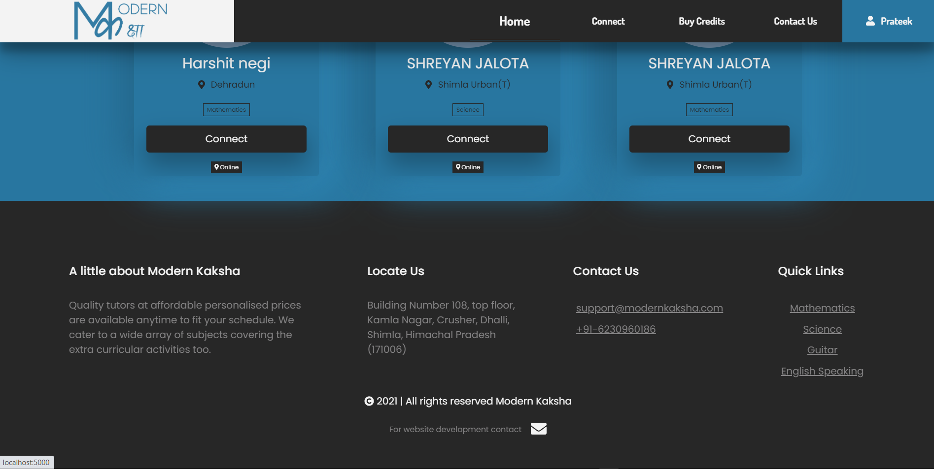 GitHub - prateeksood/modern_kaksha