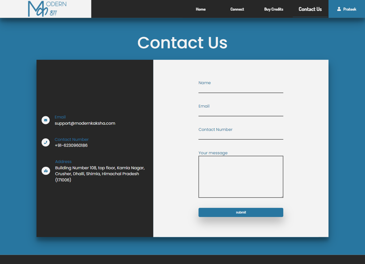 GitHub - prateeksood/modern_kaksha