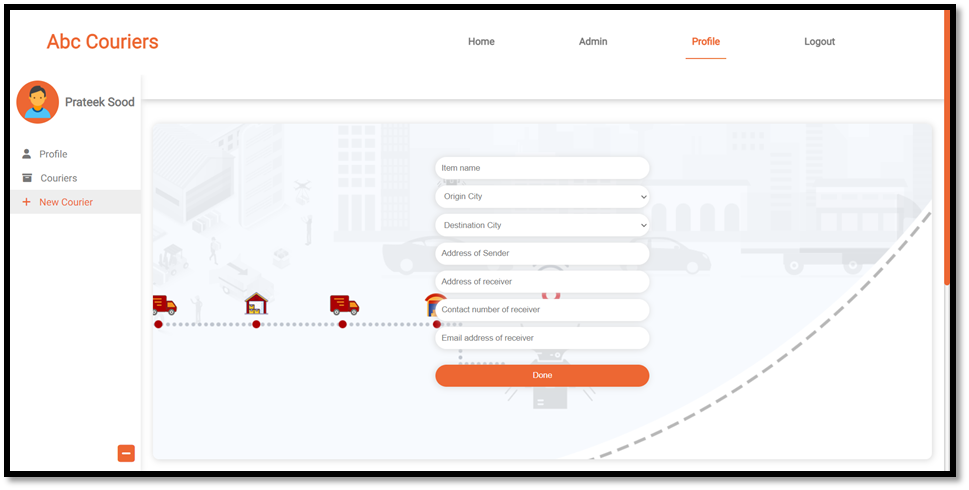 GitHub - prateeksood/courier-tracker
