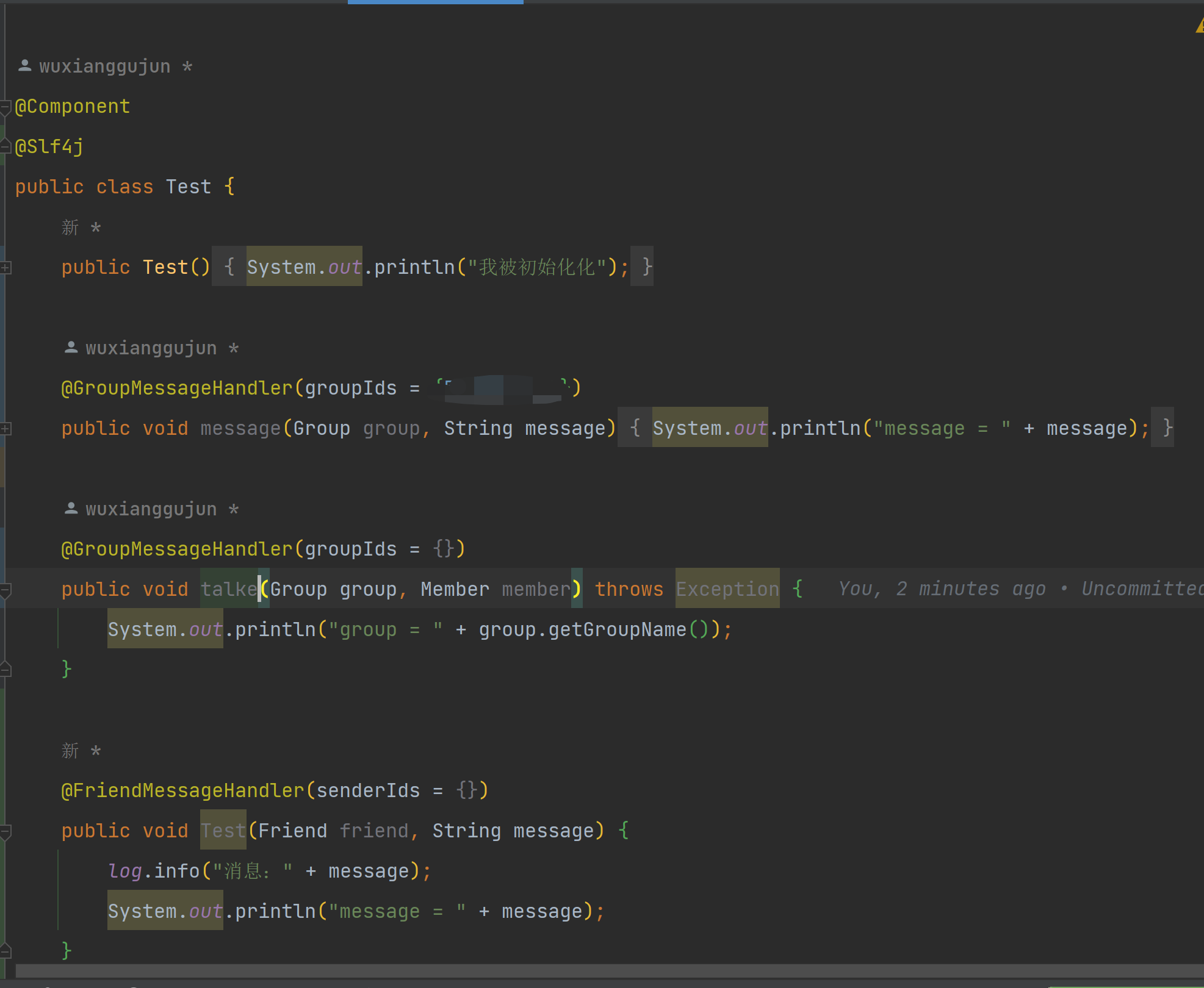 为什么消息没有被调用 · Issue #29 · go-cqhttp/for-java · GitHub