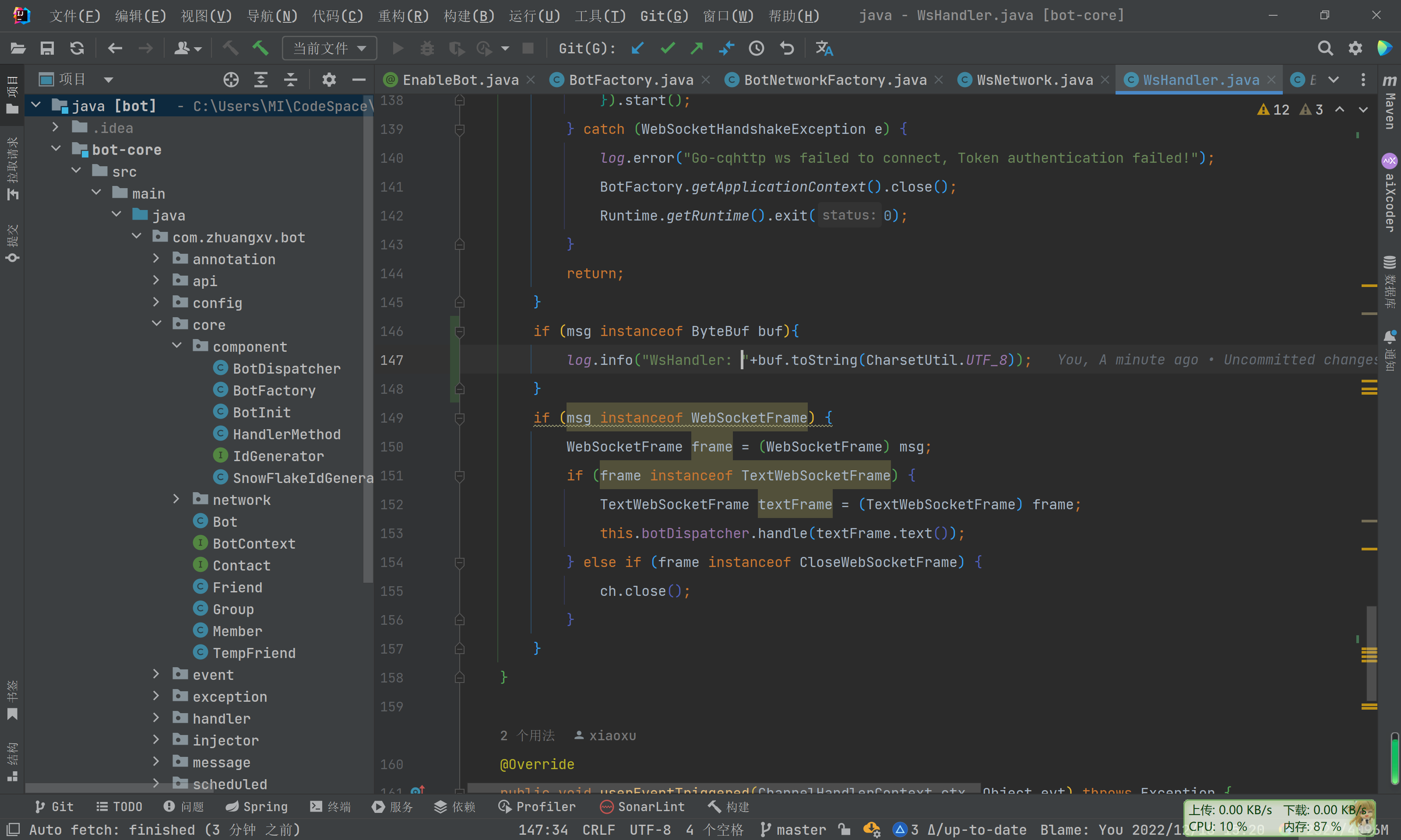 为什么消息没有被调用 · Issue #29 · go-cqhttp/for-java · GitHub