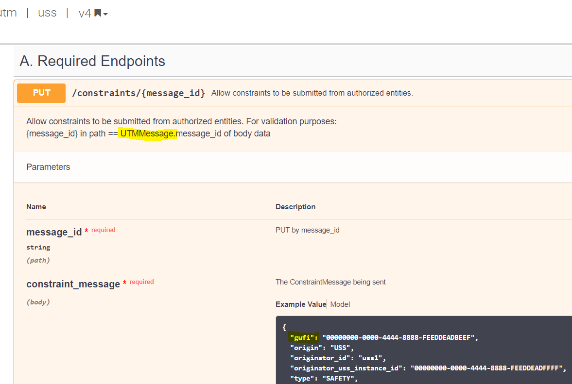 Put Constraintmessage Endpoint Inconsistencies · Issue 66 · Nasautm Apis · Github