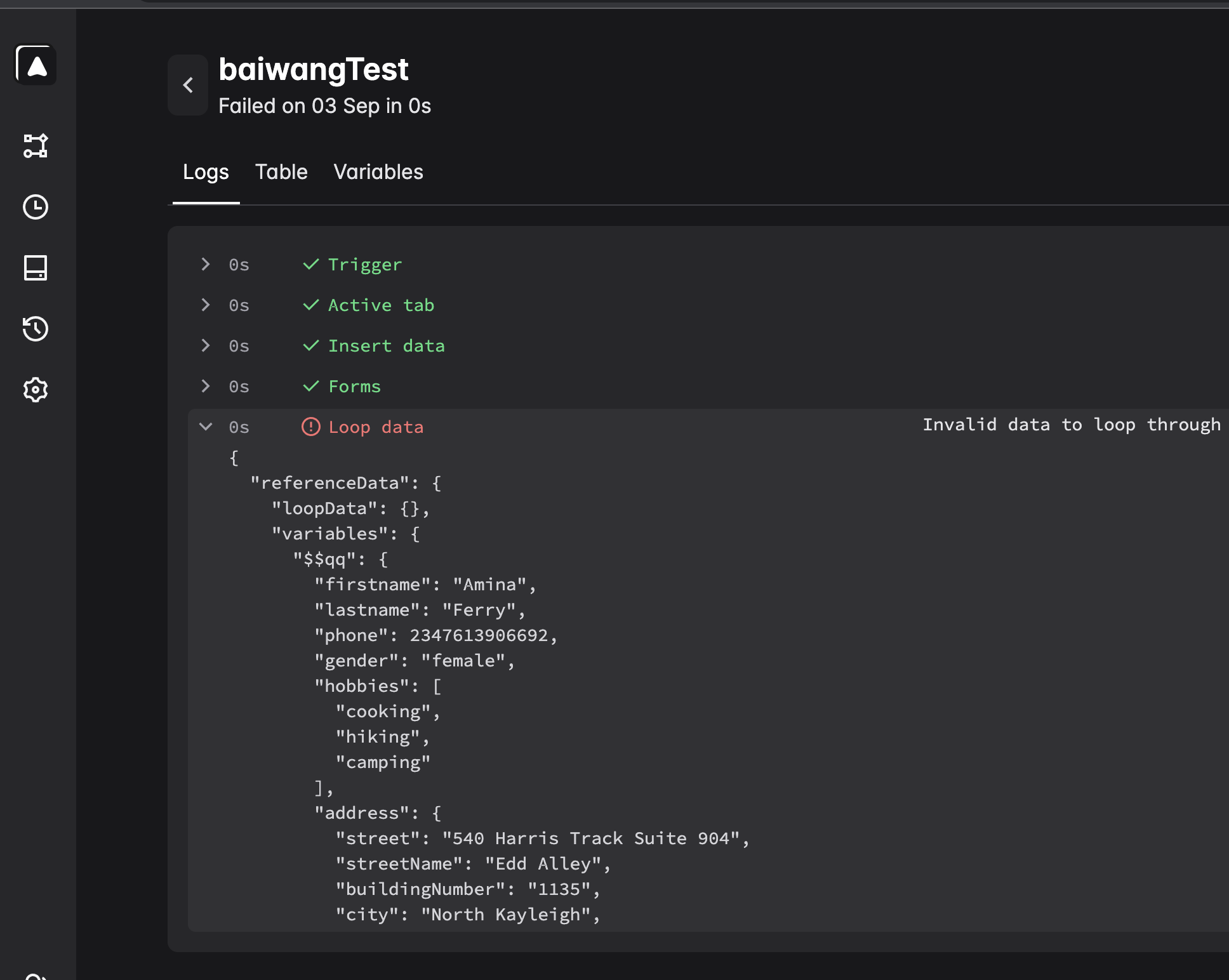 Loop data: how to loop arrays in GlobalData · Issue #760 · AutomaApp/automa · GitHub