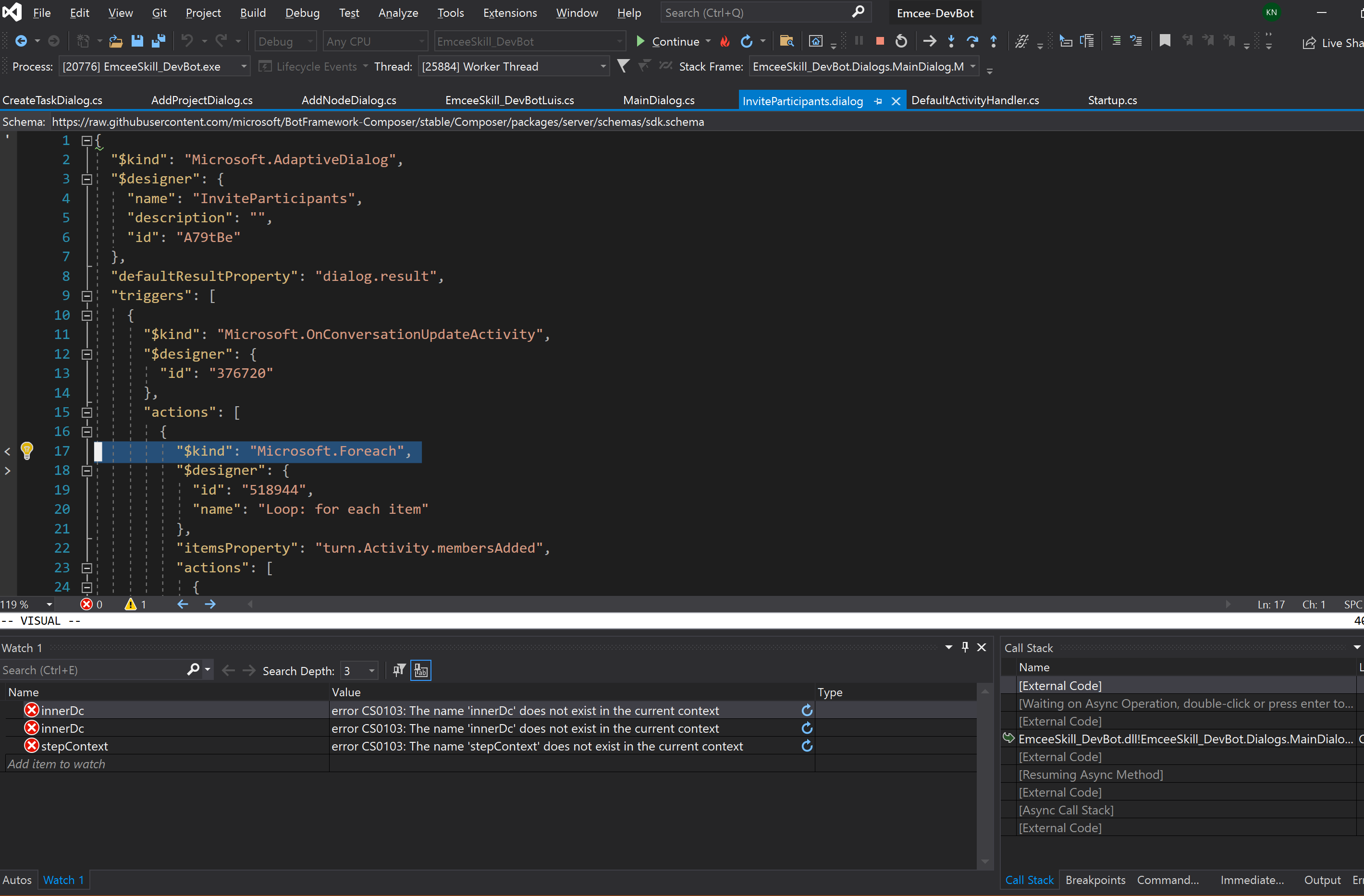 Integrating Composer Dialogs Using Adaptive Dialogs · Issue 3693 5433
