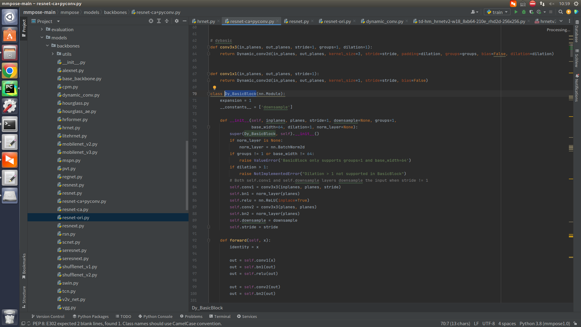 Modify the backbone HRNET · Issue #2398 · open-mmlab/mmpose · GitHub