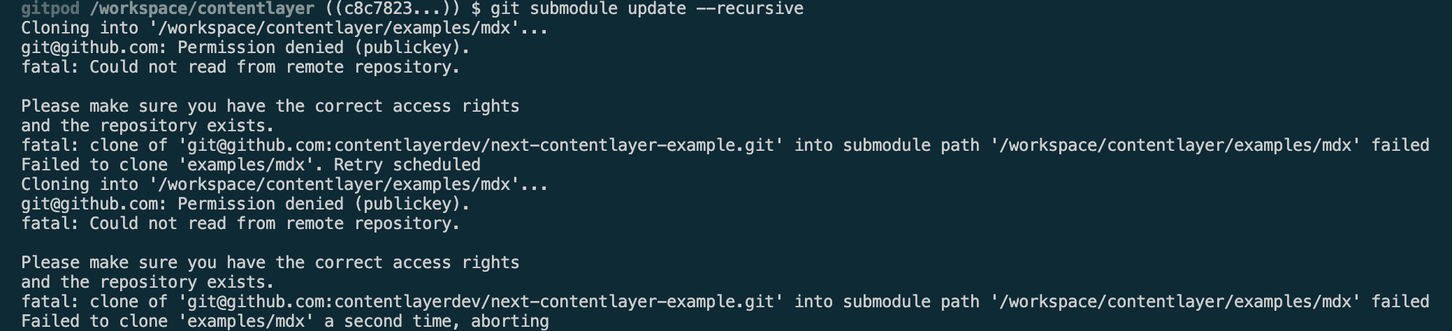 Support Git User Repo Git Format For Gitmodules · Issue 8018 · Gitpod Io 4922