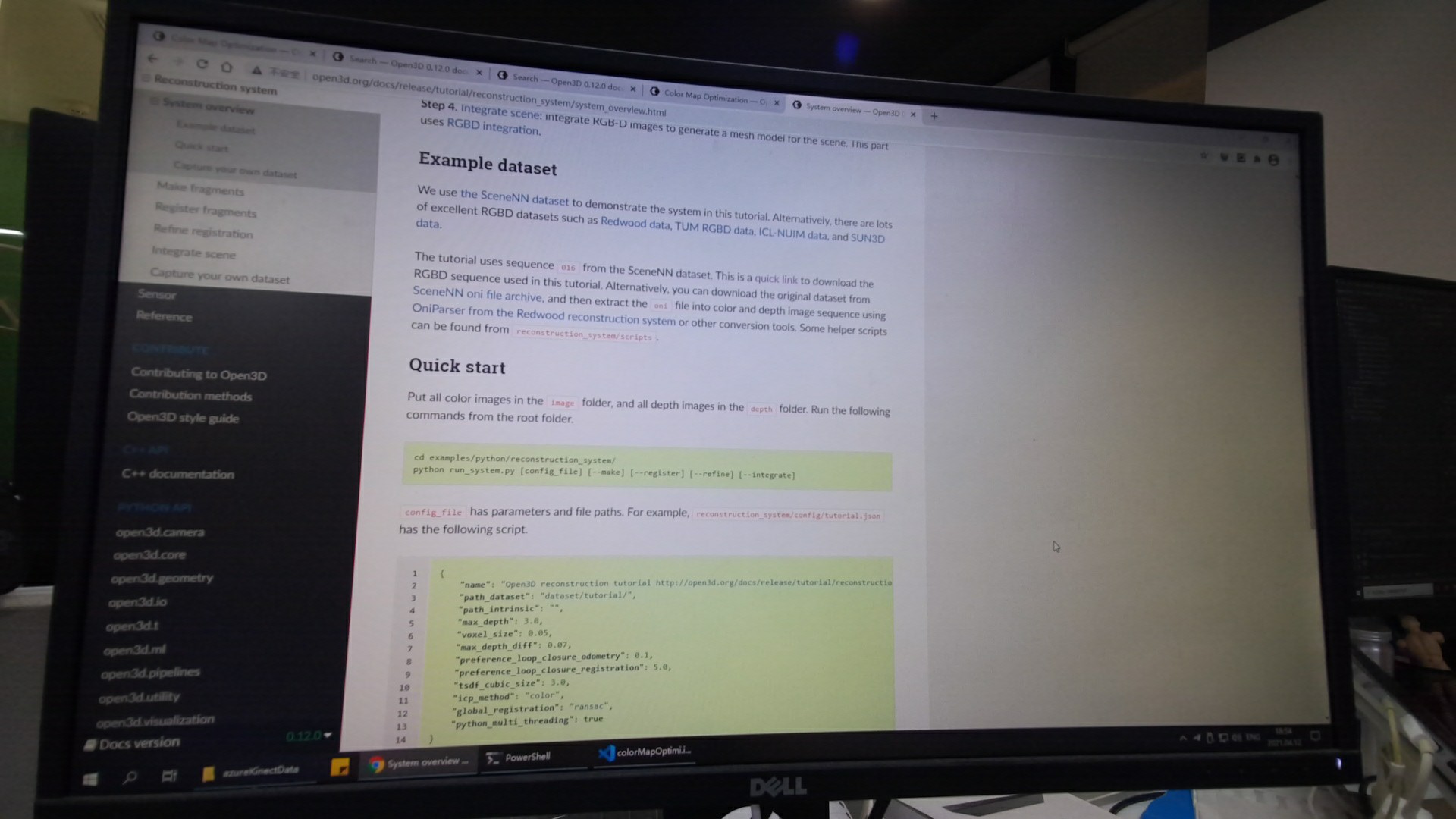 How to prepare the camera extrinsic parameters for Color Map Optimization? (from the ...
