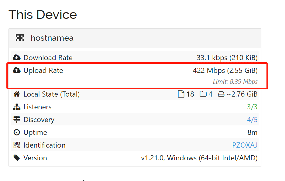 Upload Rate Not Work · Issue 8562 · Syncthing Syncthing · Github