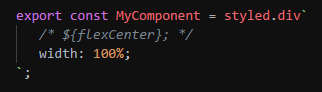 Invalid comments coloring · Issue #113 · styled-components/vscode ...