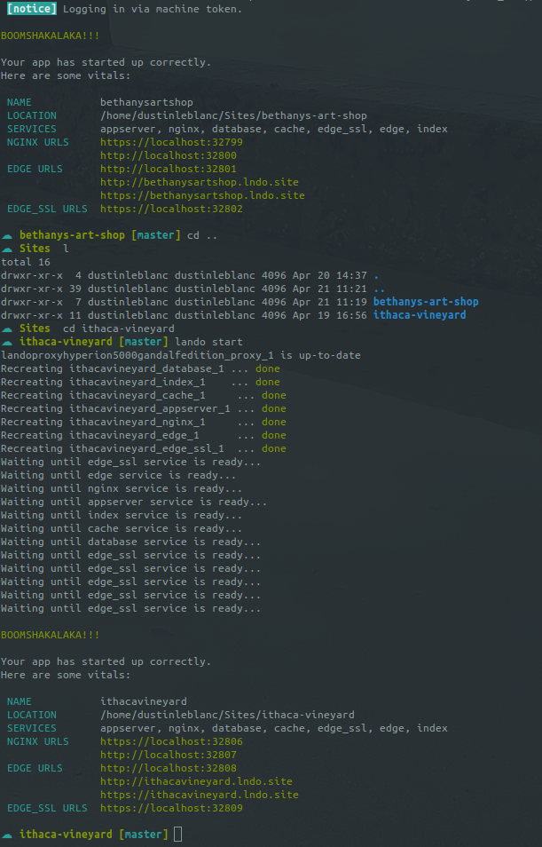 Start multiple lando projects at once · Issue #839 · lando/lando · GitHub