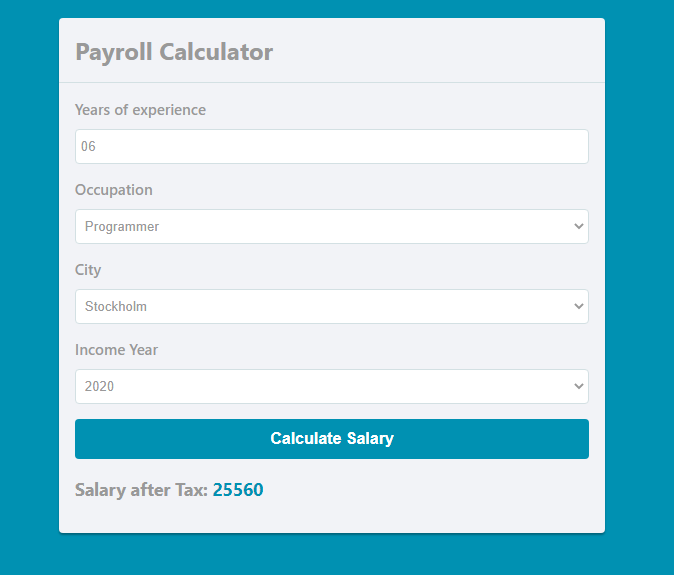 GitHub - sylviaadel/payroll-calculator: React JS Payroll Calculator APP
