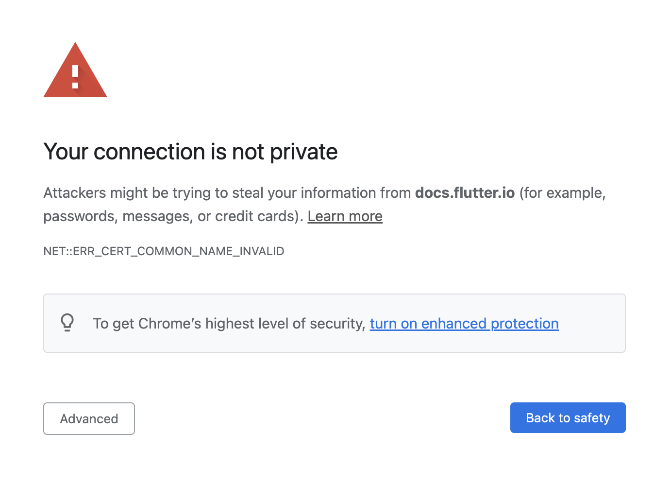 Cupertino codelab: HTTPS error in documentation links · Issue #6870 · flutter/website · GitHub