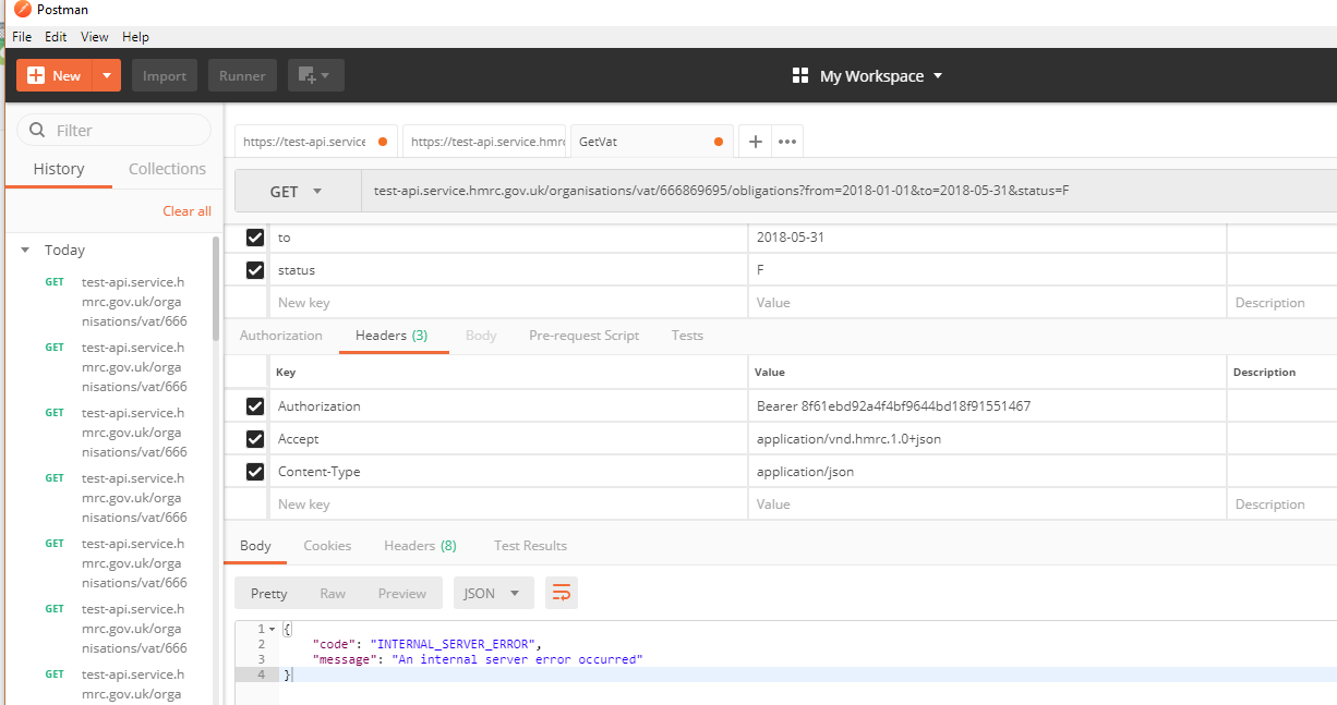 Difficulty Getting The Vat Api S To Function · Issue 191 · Hmrc Vat Api · Github