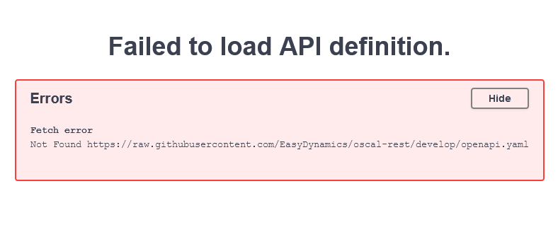 Fix Link To Online View Of Specification · Issue 27 · Easydynamicsoscal Rest · Github 