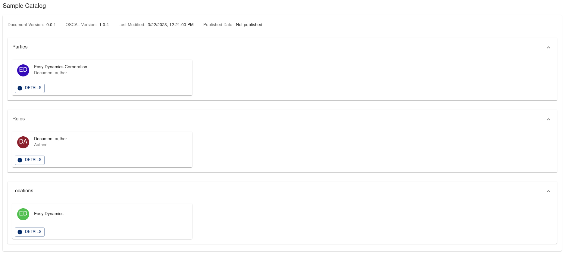 Support viewing the metadata keywords property · Issue #707 · EasyDynamics/oscal-react-library ...