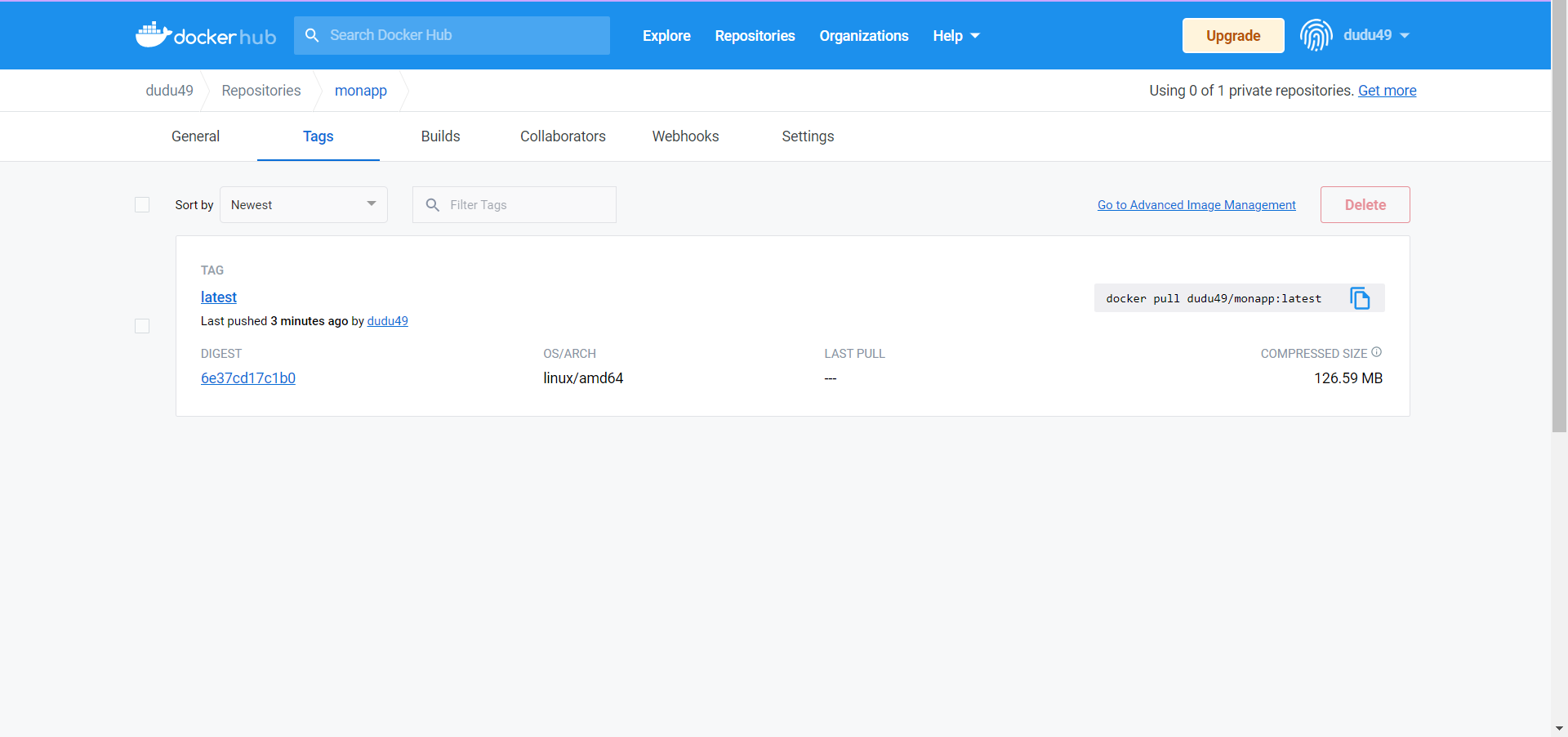 Github Radouanegaroiazreact App Docker 