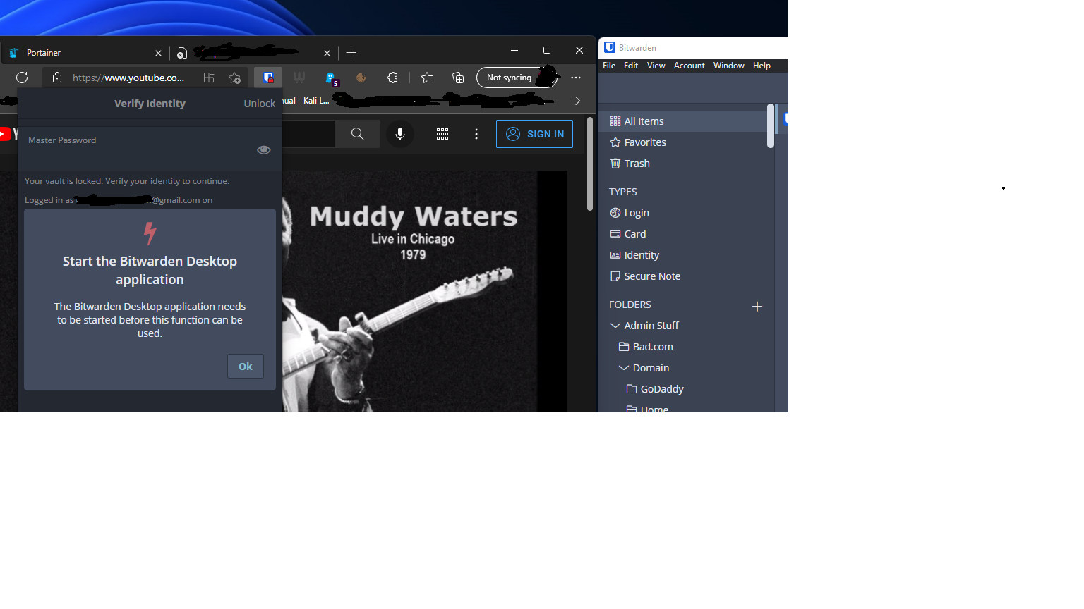 Still tells me desktop app needs to be started · Issue #2402 · bitwarden/clients · GitHub