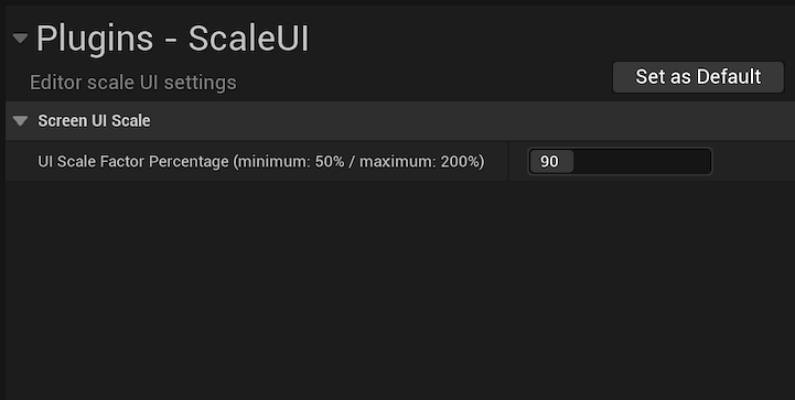 Github Pzagawascaleui Unreal Engine Ui Scaling Utility For Editor