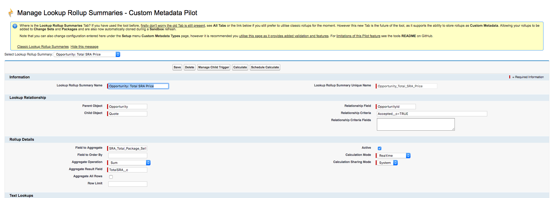 Realtime Calculation is not working · Issue #695 · SFDO-Community/declarative-lookup-rollup ...