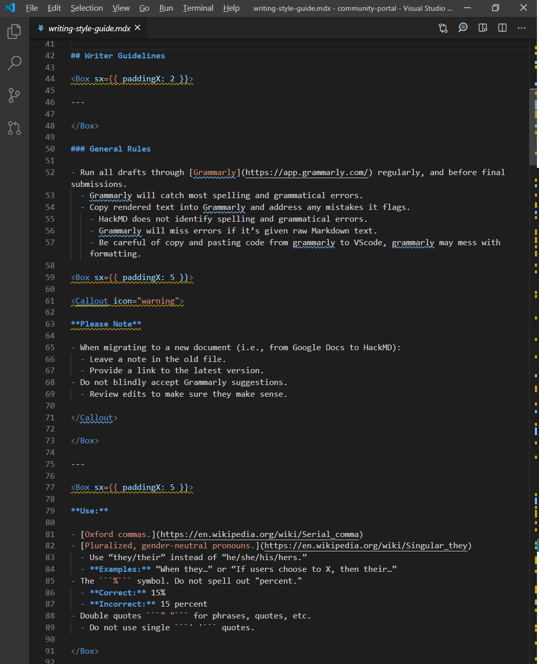 New component to "automate" text indentation below headers. · Issue ...