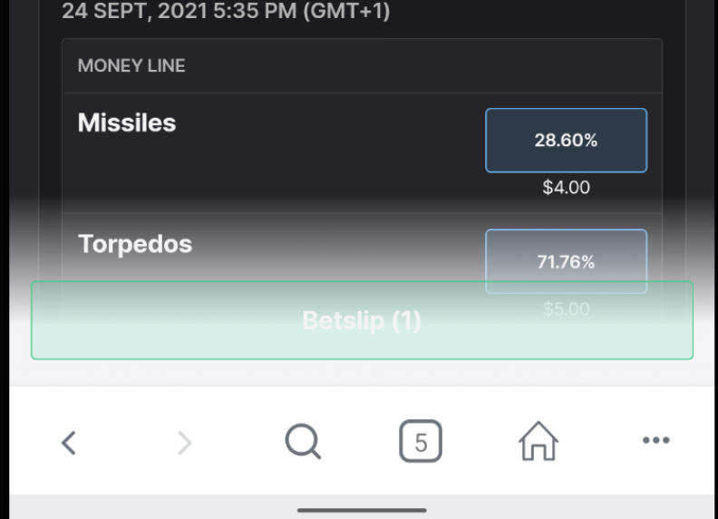 betslip button overlay background needs updating to a dark colour for darkmode · Issue #1402 ...