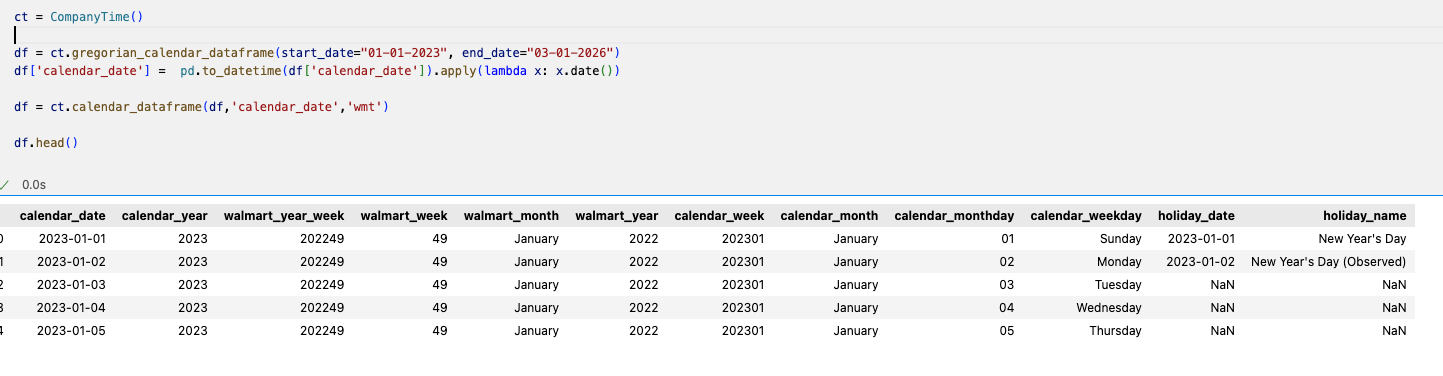 GitHub - jed-gore/company_time