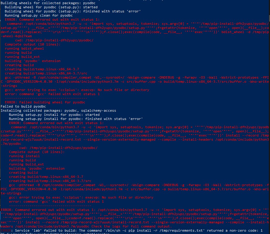 docker-compose build errors with gcc and sql.h · Issue #38 · CityOfLosAngeles/planning ...