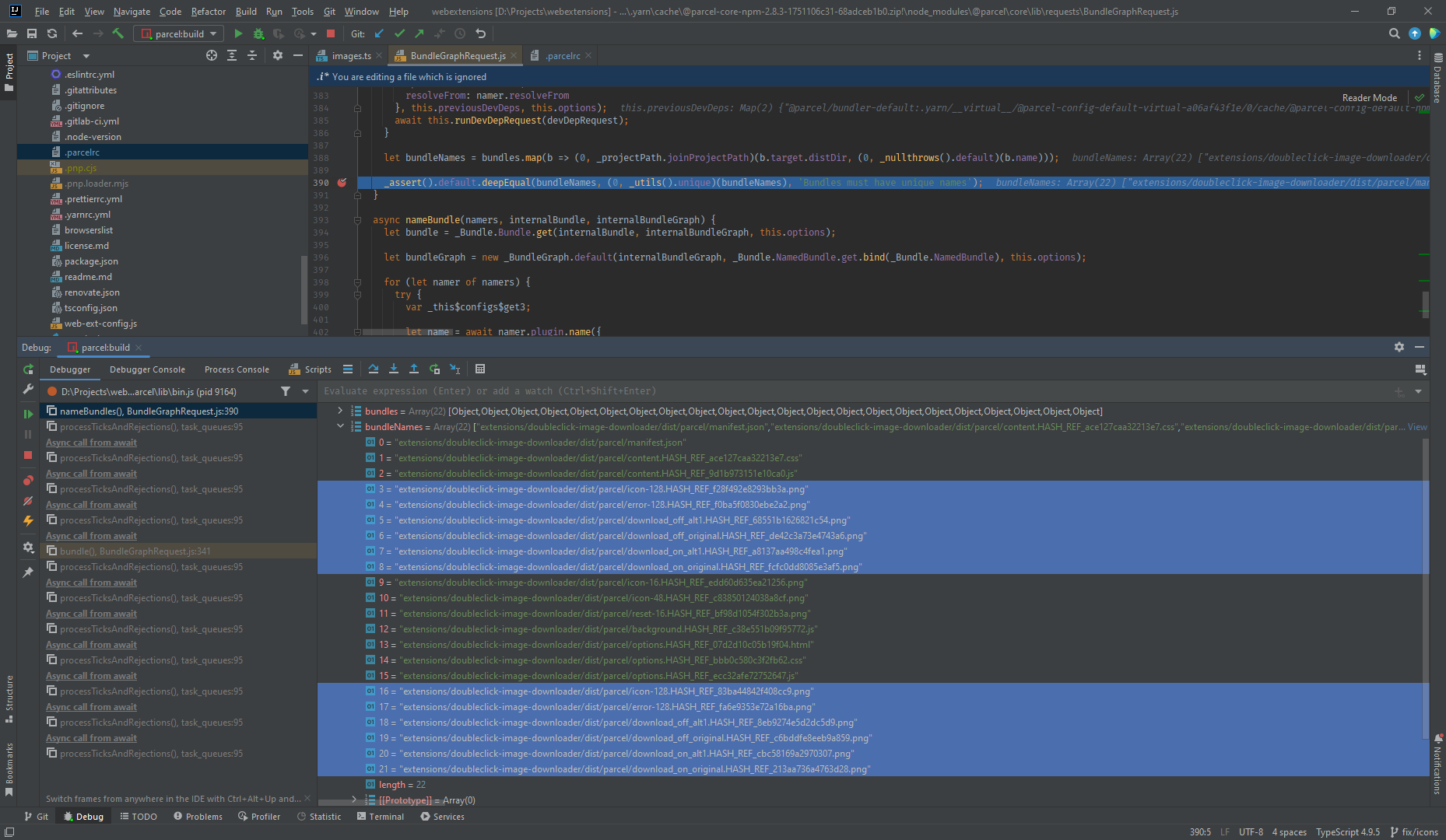 "Error: Bundles must have unique names" on assets imported through multiple code paths · Issue ...