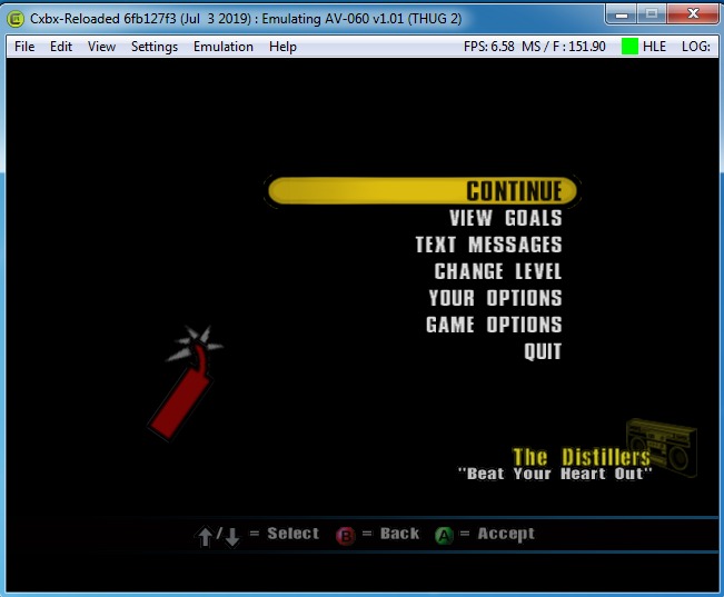THUG 2 [Tony Hawk's Underground 2] [AV-060] [1.01] · Issue #631 · Cxbx ...