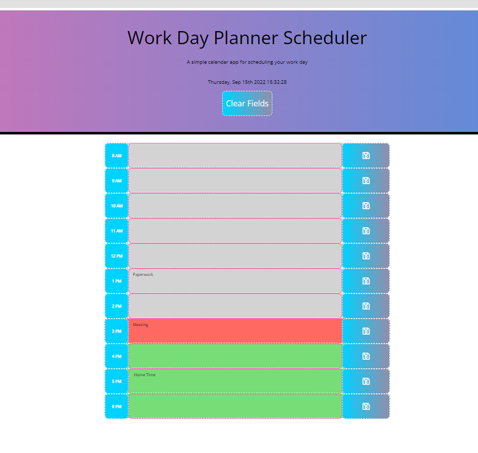 GitHub - GEEZEE91/Work-Day-Planner-Scheduler