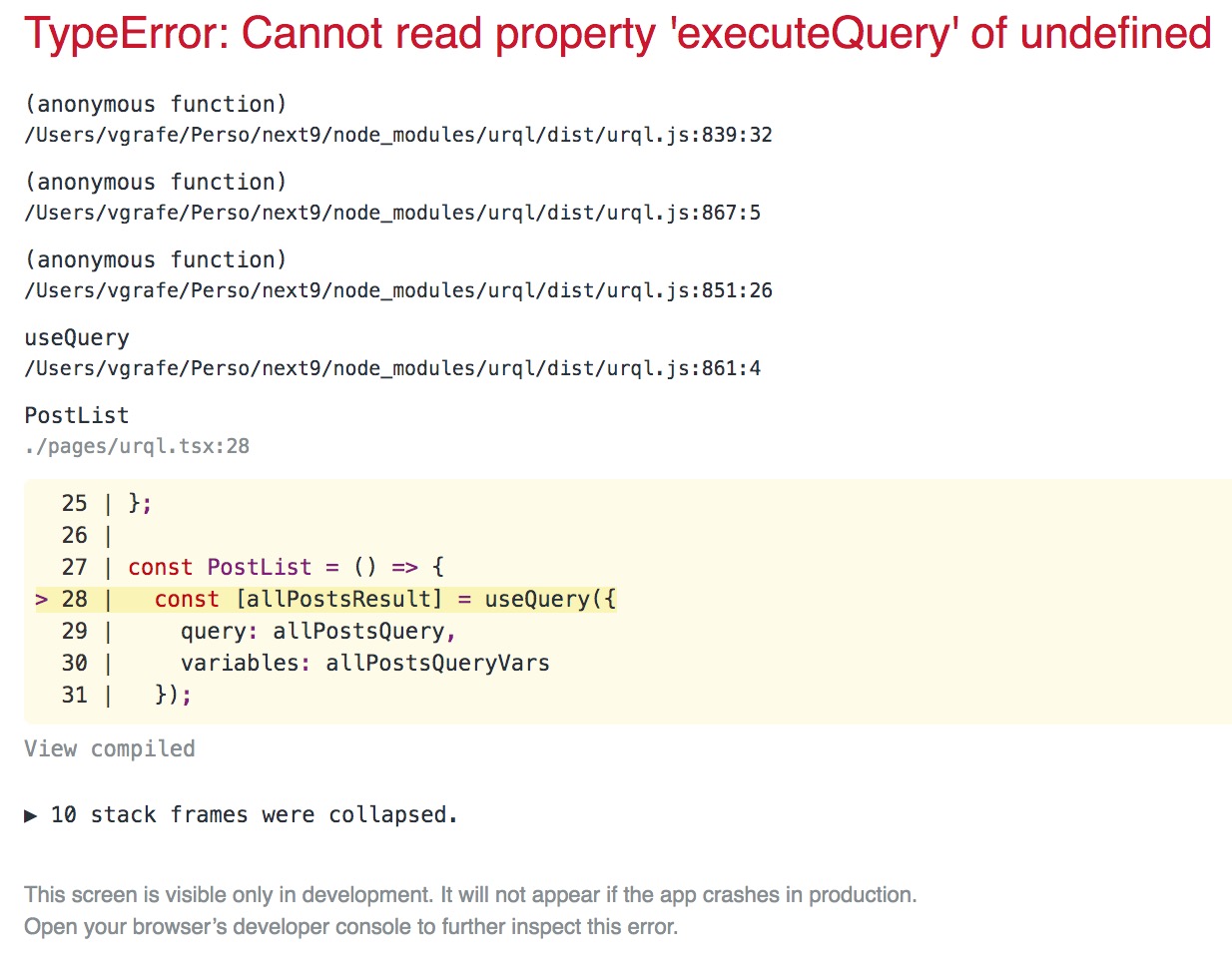 Next.js usage example disables its Automatic Static Optimization · Issue #344 · urql-graphql ...