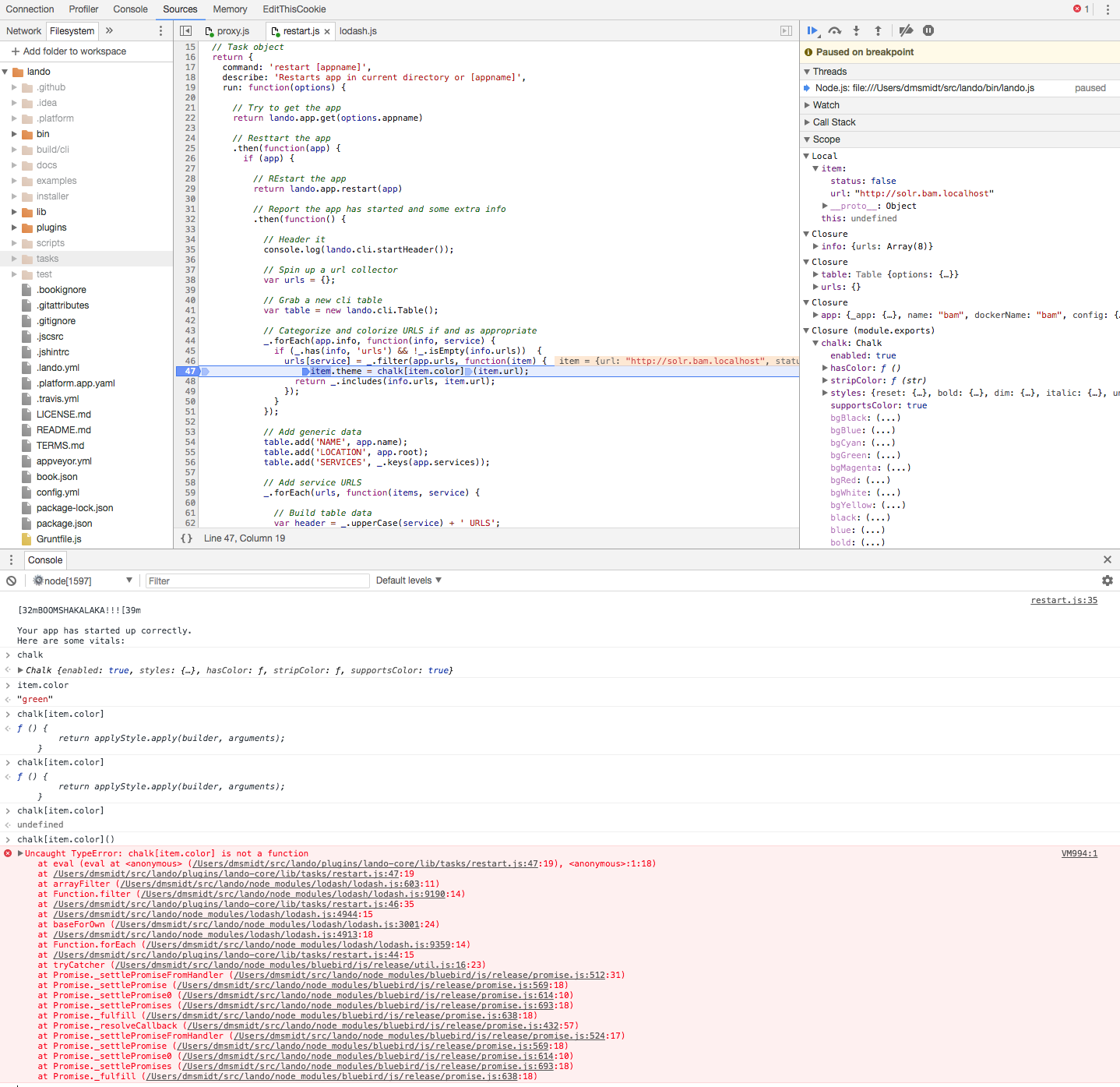 Chalk of surfaced urls which can't be pinged throw errors · Issue #627 ...