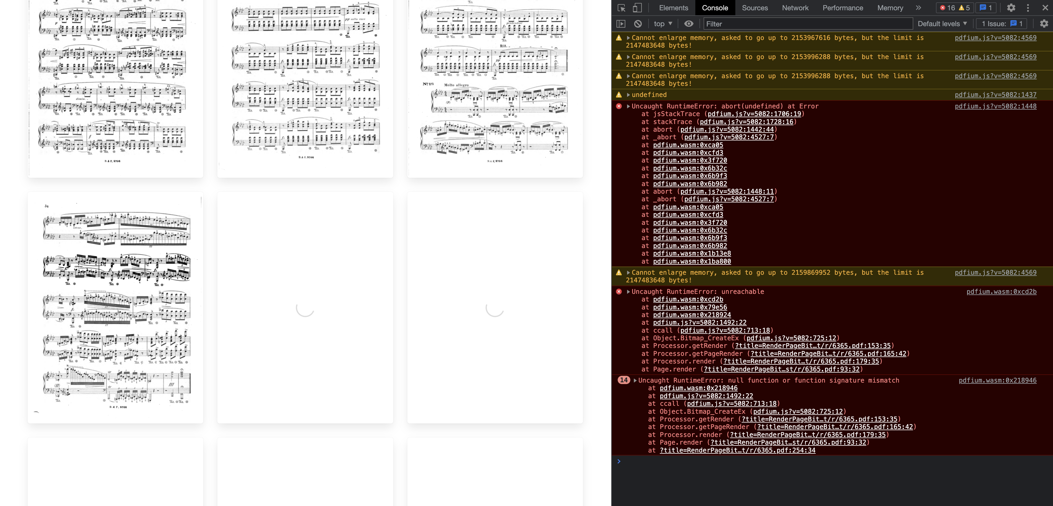 Bitmaps larger than 495 × 495 × 4 leak in WASM · Issue #33 · paulocoutinhox/pdfium-lib · GitHub