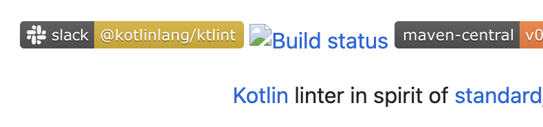 [readme] Build status badge is wrong · Issue #2159 · pinterest/ktlint ...