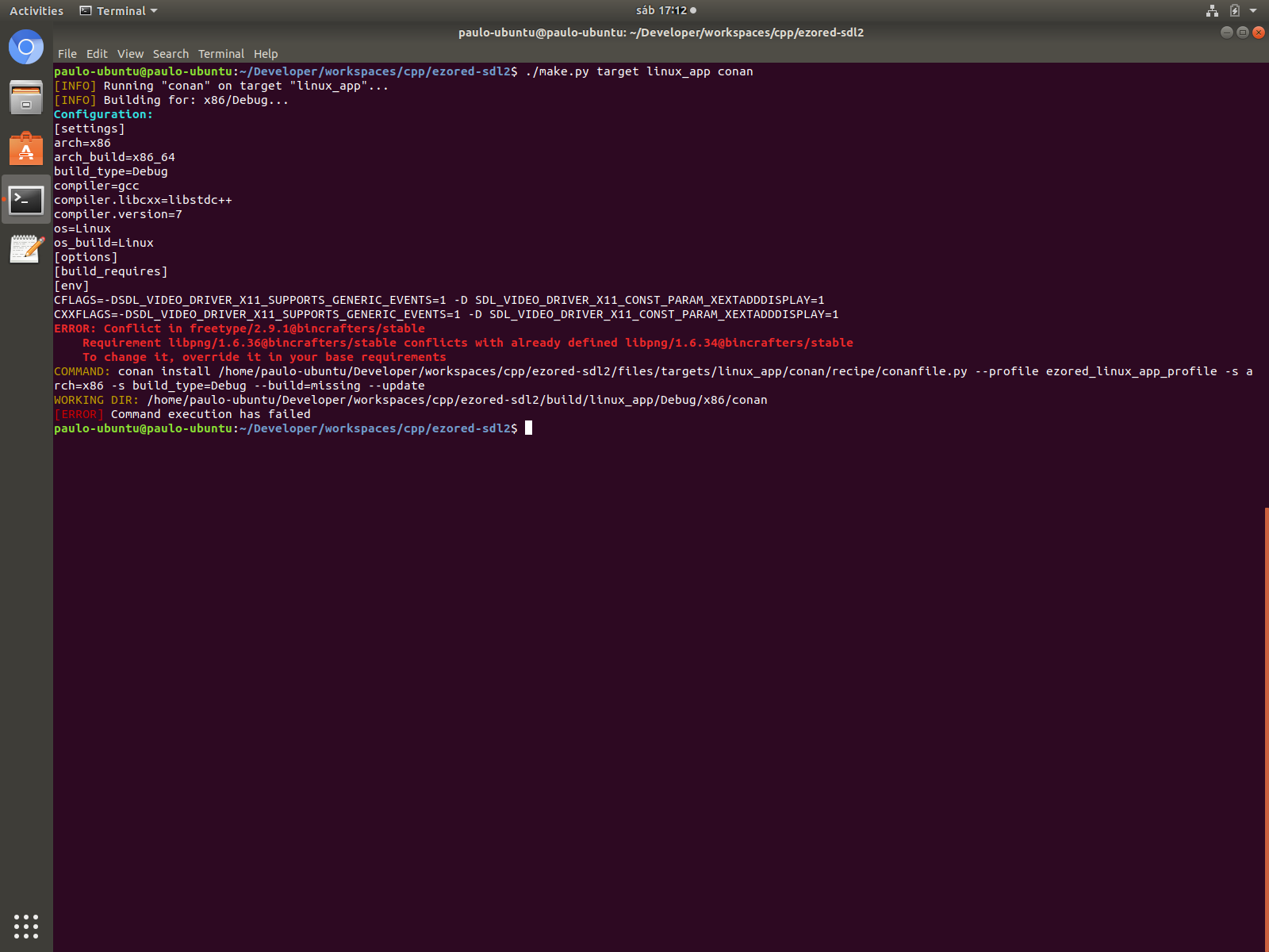 [sdl2] Problems with X11 on Linux · Issue #696 · bincrafters/community · GitHub