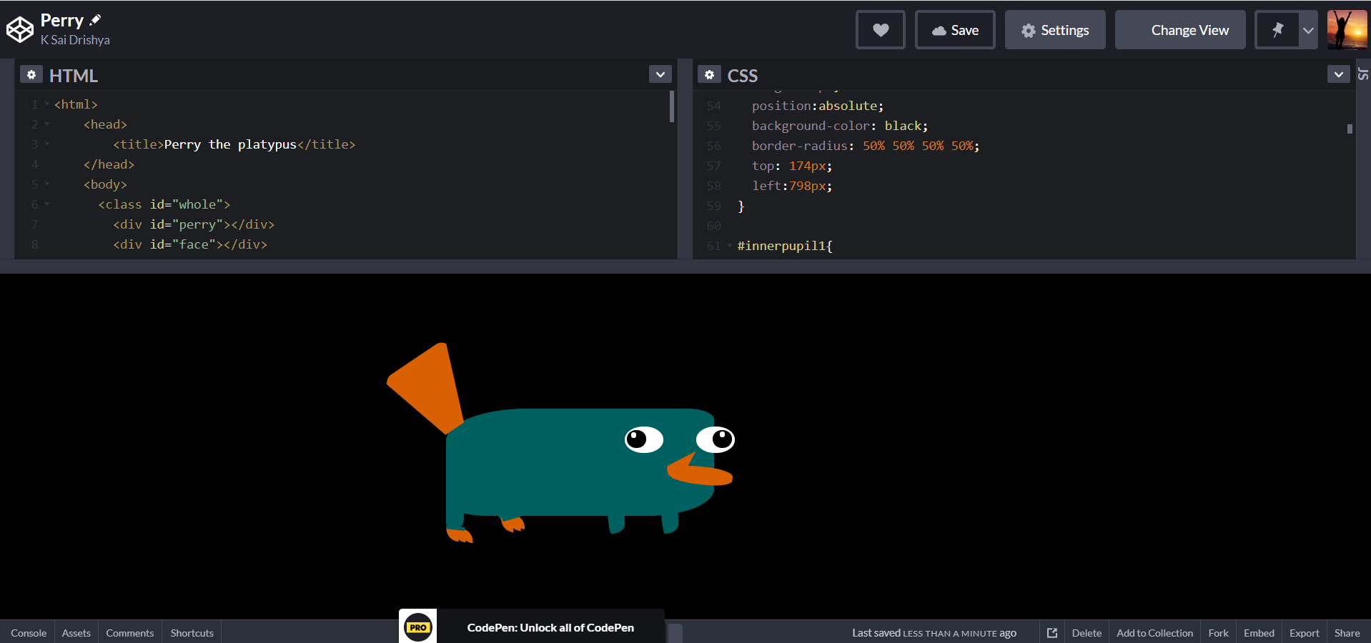 GitHub - saidrishya/Perry-the-platypus