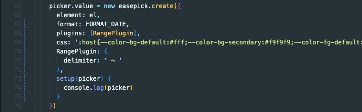 Css Via Node Modules Or Local Folder · Issue 71 · Easepick Easepick · Github