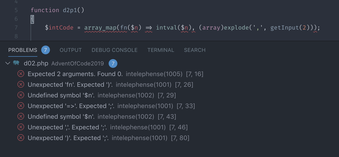 PHP 7.4 arrow function not supported still? · Issue #784 · bmewburn ...
