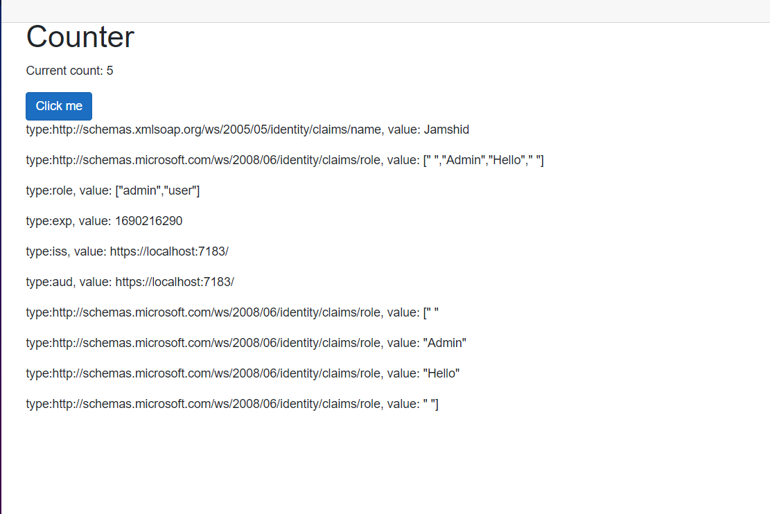 BUG ROLES IN RAZOR PAGE (Blazor) · Issue #49590 · dotnet/aspnetcore · GitHub