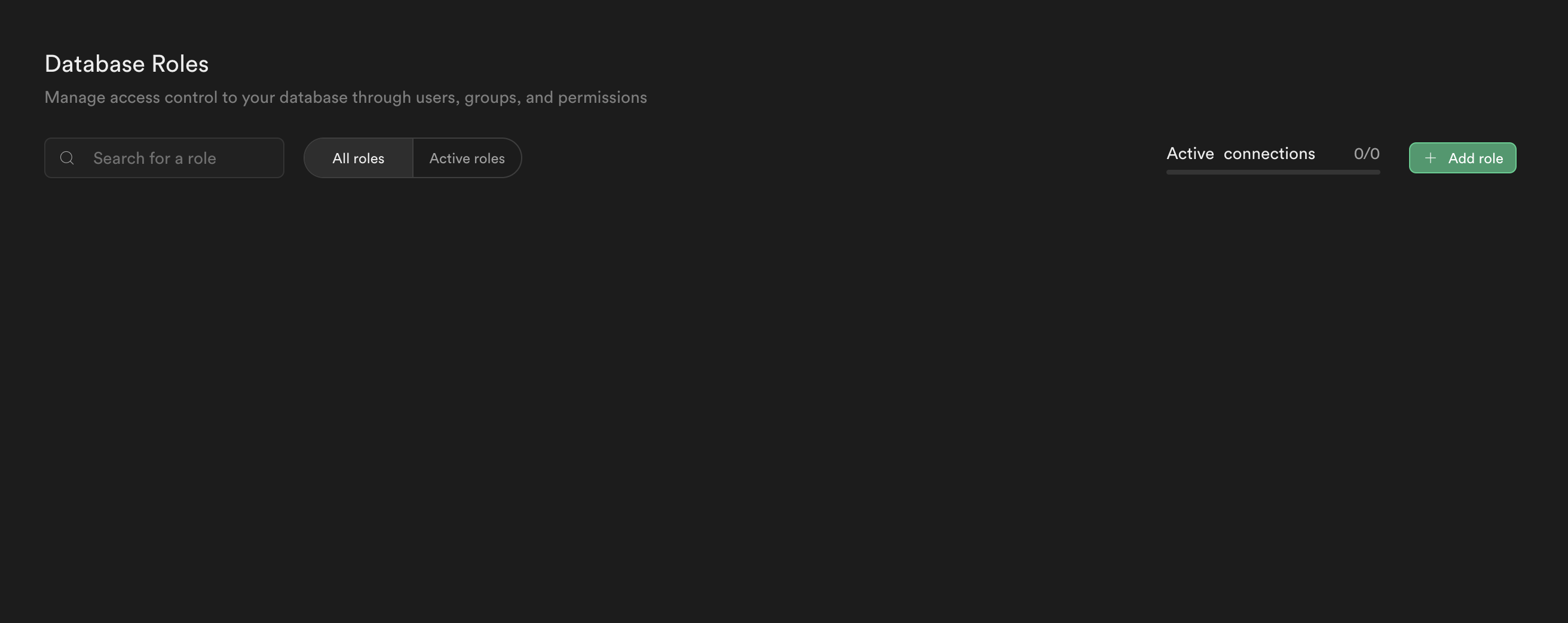 In studio 20231114-1442e42, RLS and Database Roles are not being displayed. · Issue #19121 ...