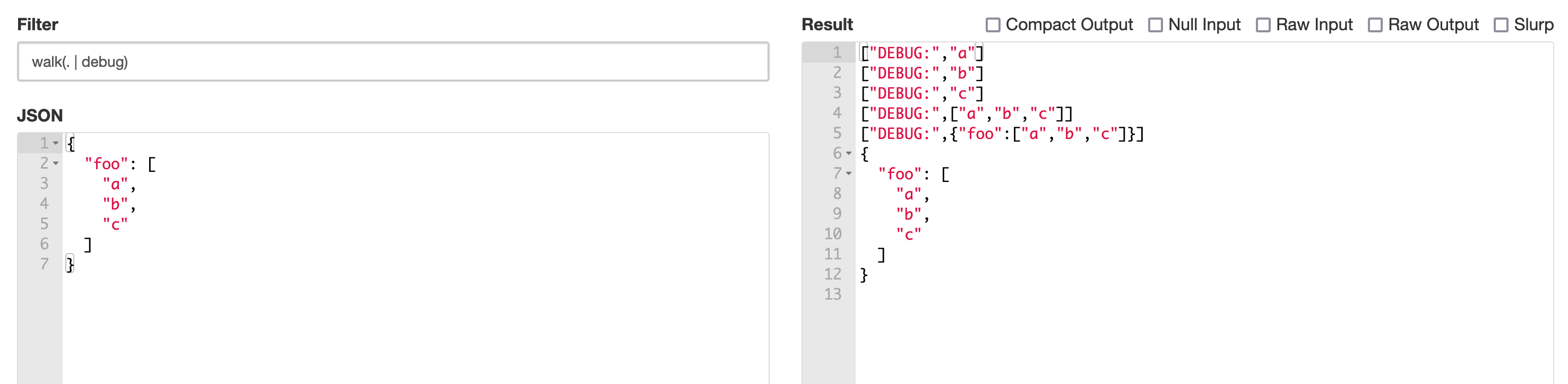 Support `debug` filter · Issue #13 · petli-full/jq-vscode · GitHub