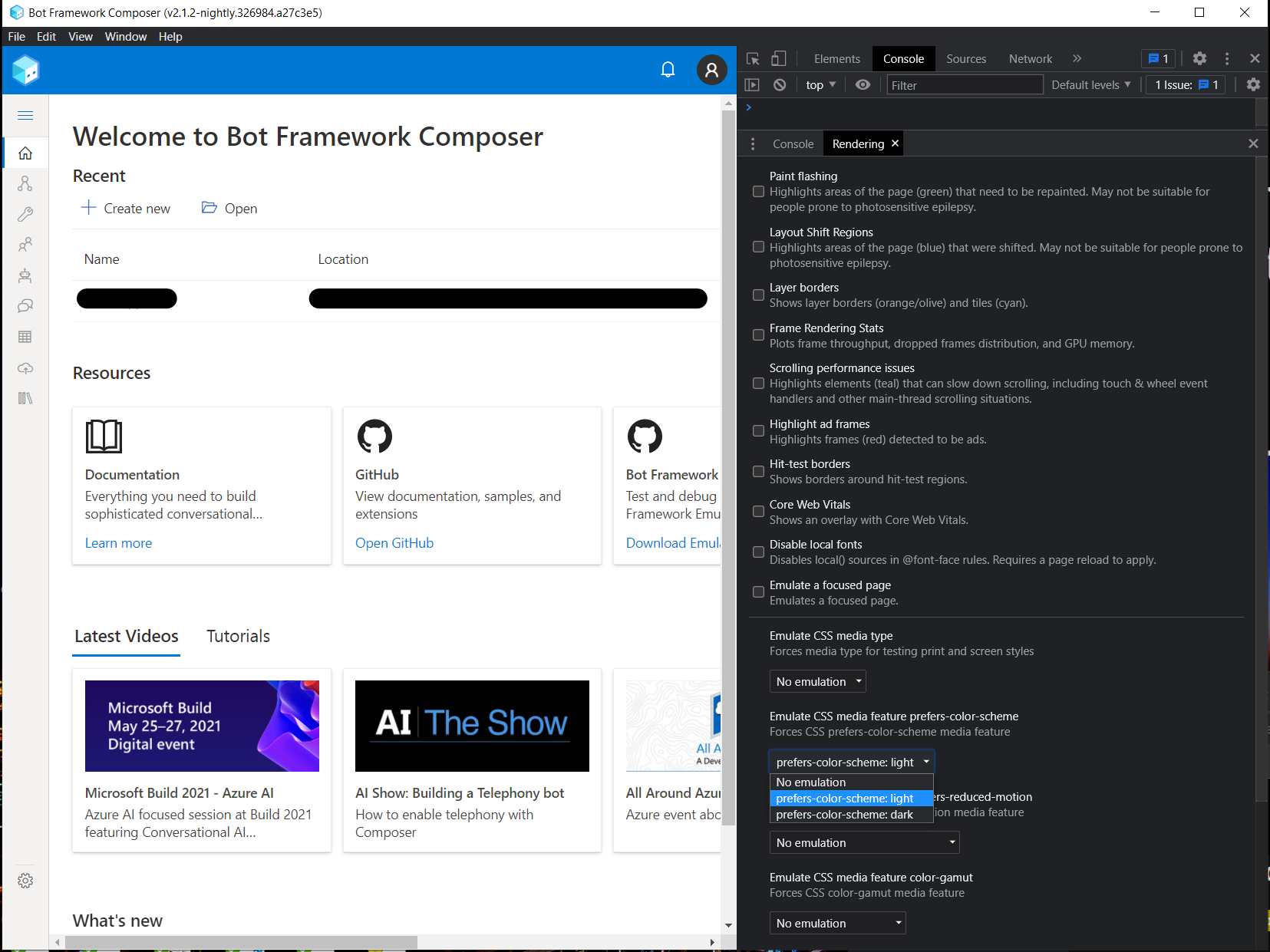 Feature: Support dark mode / custom themes · Issue #3737 · microsoft/BotFramework-Composer · GitHub