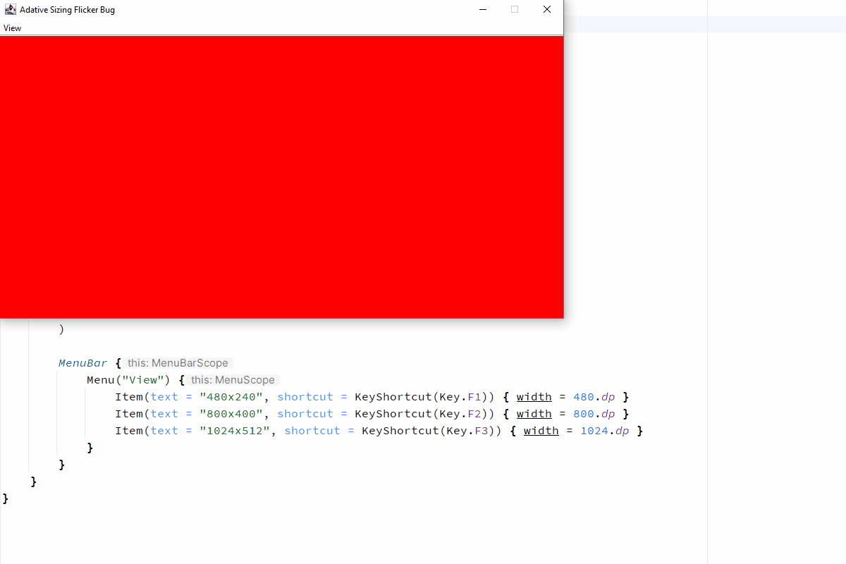 Flicker When Setting `windowstatesize` To `dpsizeunspecified` · Issue 3760 · Jetbrains 
