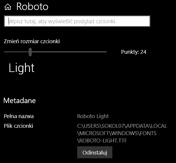 Custom TTF fonts not showing up on Windows 10 · Issue #1050 · solvespace/solvespace · GitHub